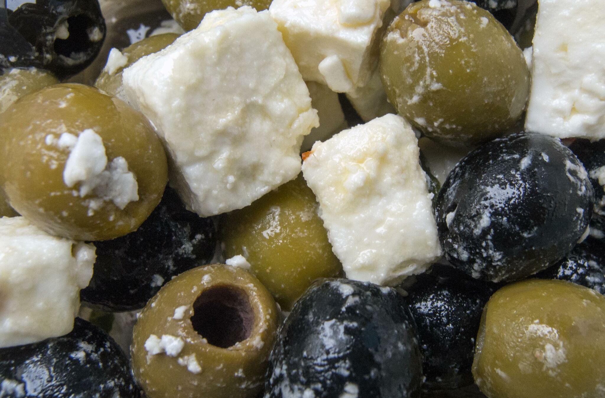 Olive And Cheese Salad | Copyright-free photo (by M. Vorel) | LibreShot