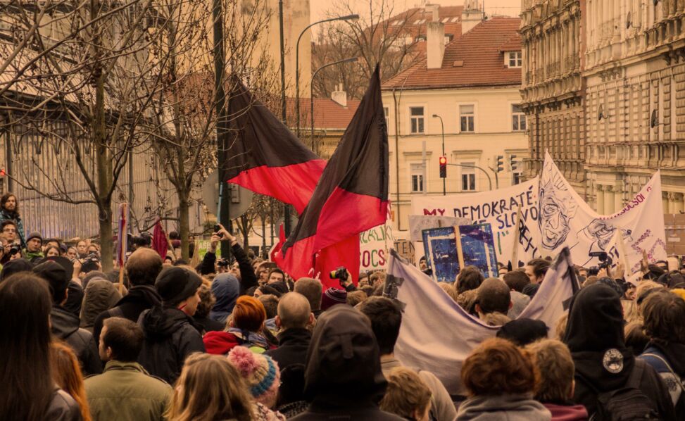 Anarchist Demonstration | Copyright-free photo (by M. Vorel) | LibreShot