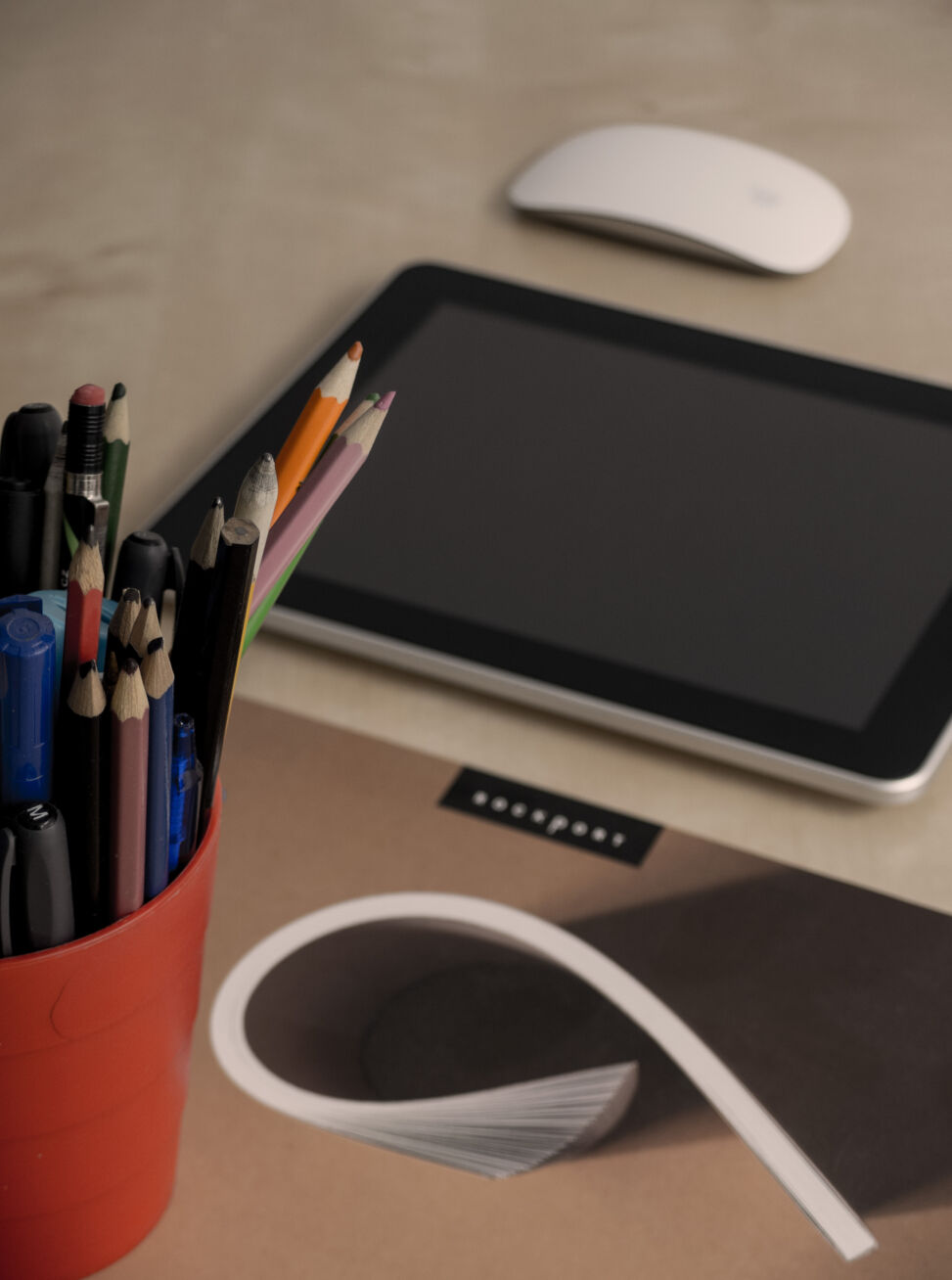 Web designer work desk | Copyright-free photo (by M. Vorel) | LibreShot