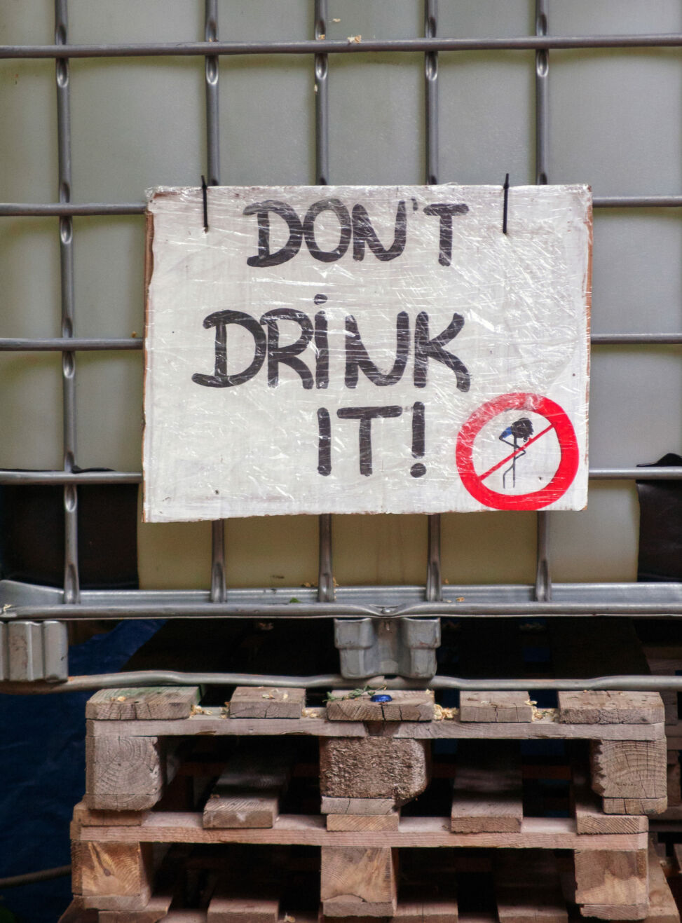 Don't drink this water sign | Copyright-free photo (by M. Vorel ...