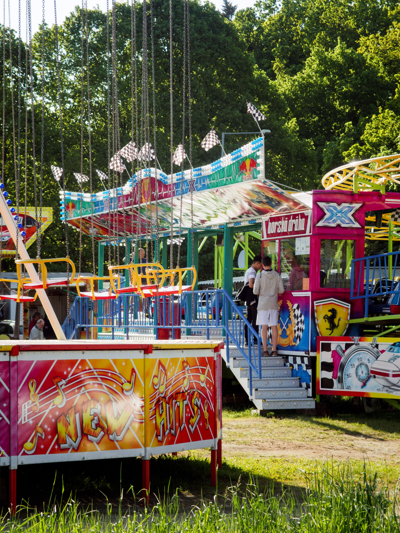 Swing Ride - Chain Carousel | Copyright-free photo (by M. Vorel ...