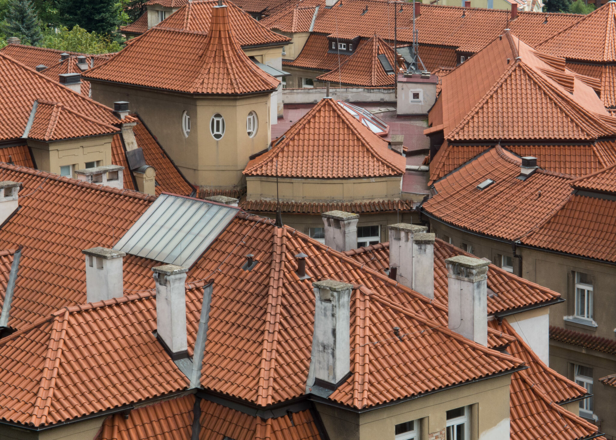 Prague Roofs | Copyright-free photo (by M. Vorel) | LibreShot