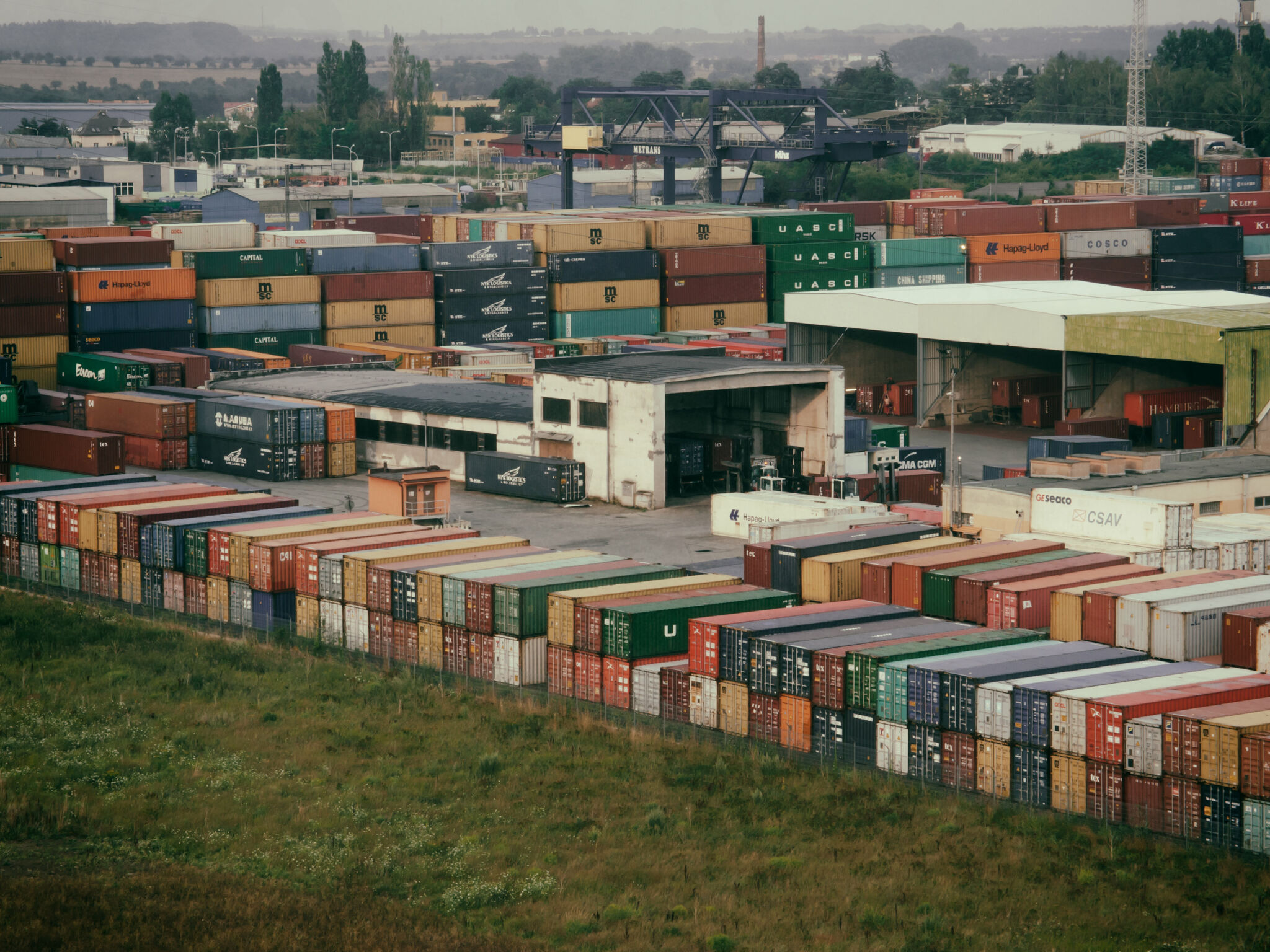 Container Transhipment Terminal Copyright Free Photo By M Vorel