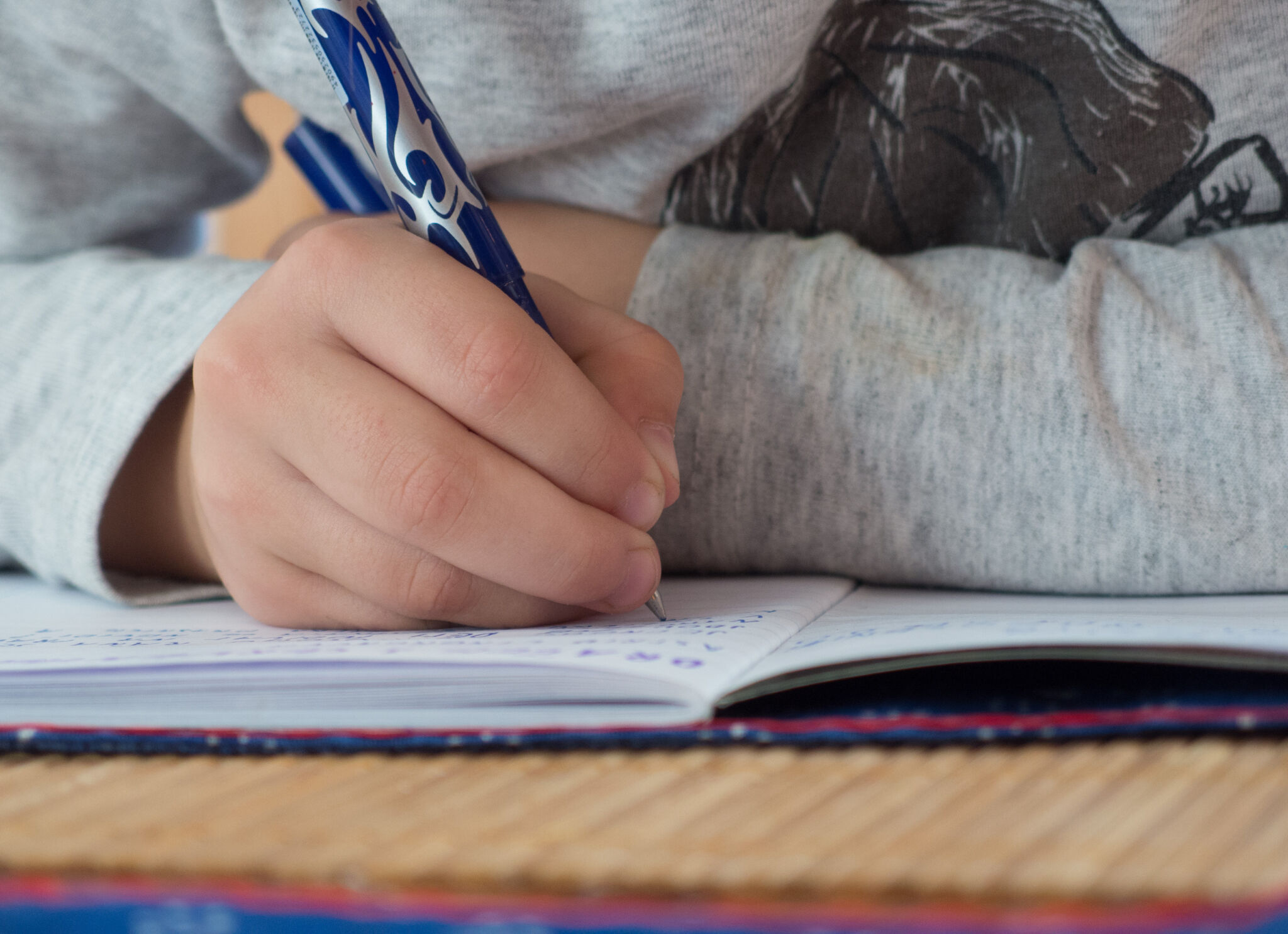Children Writes In School | Copyright-free photo (by M. Vorel) | LibreShot