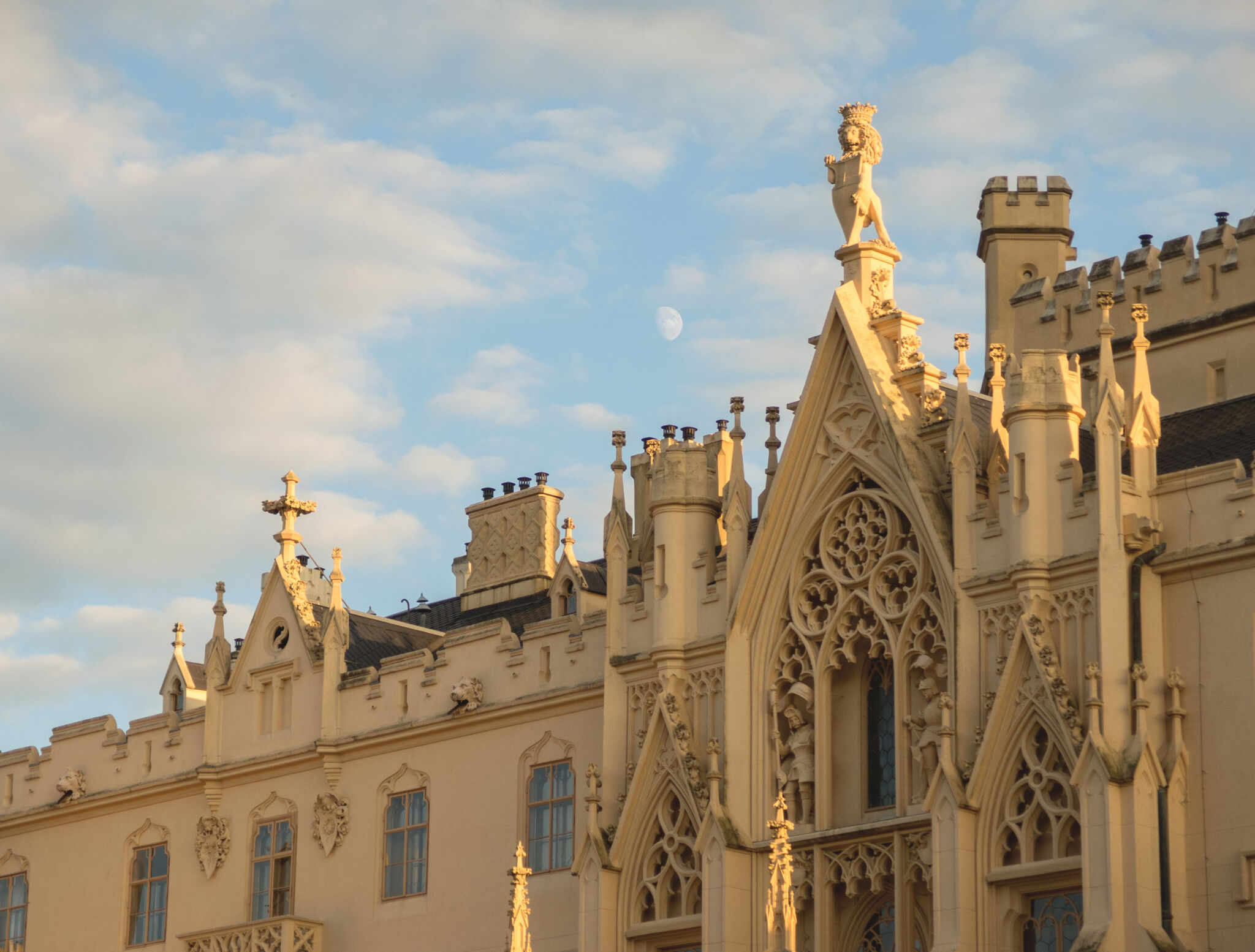Neo-Gothic Style Castle Lednice | Copyright-free photo (by M. Vorel ...