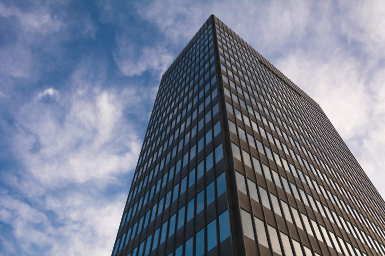 Skyscraper From Below | Copyright-free photo (by M. Vorel) | LibreShot