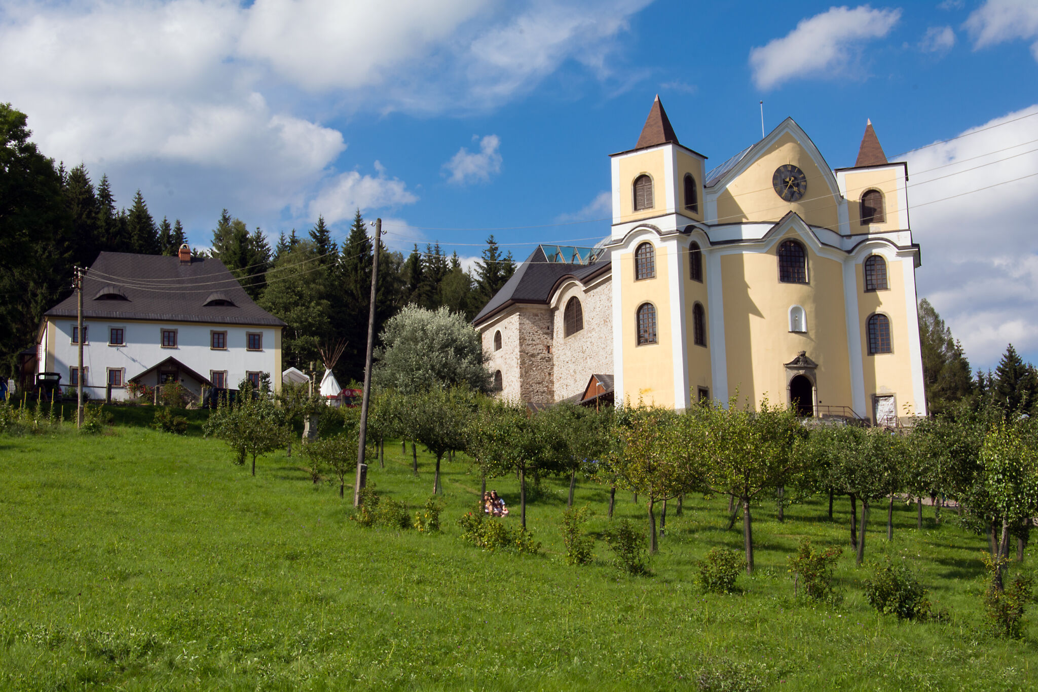 The renovated church in Neratov | Copyright-free photo (by M. Vorel ...