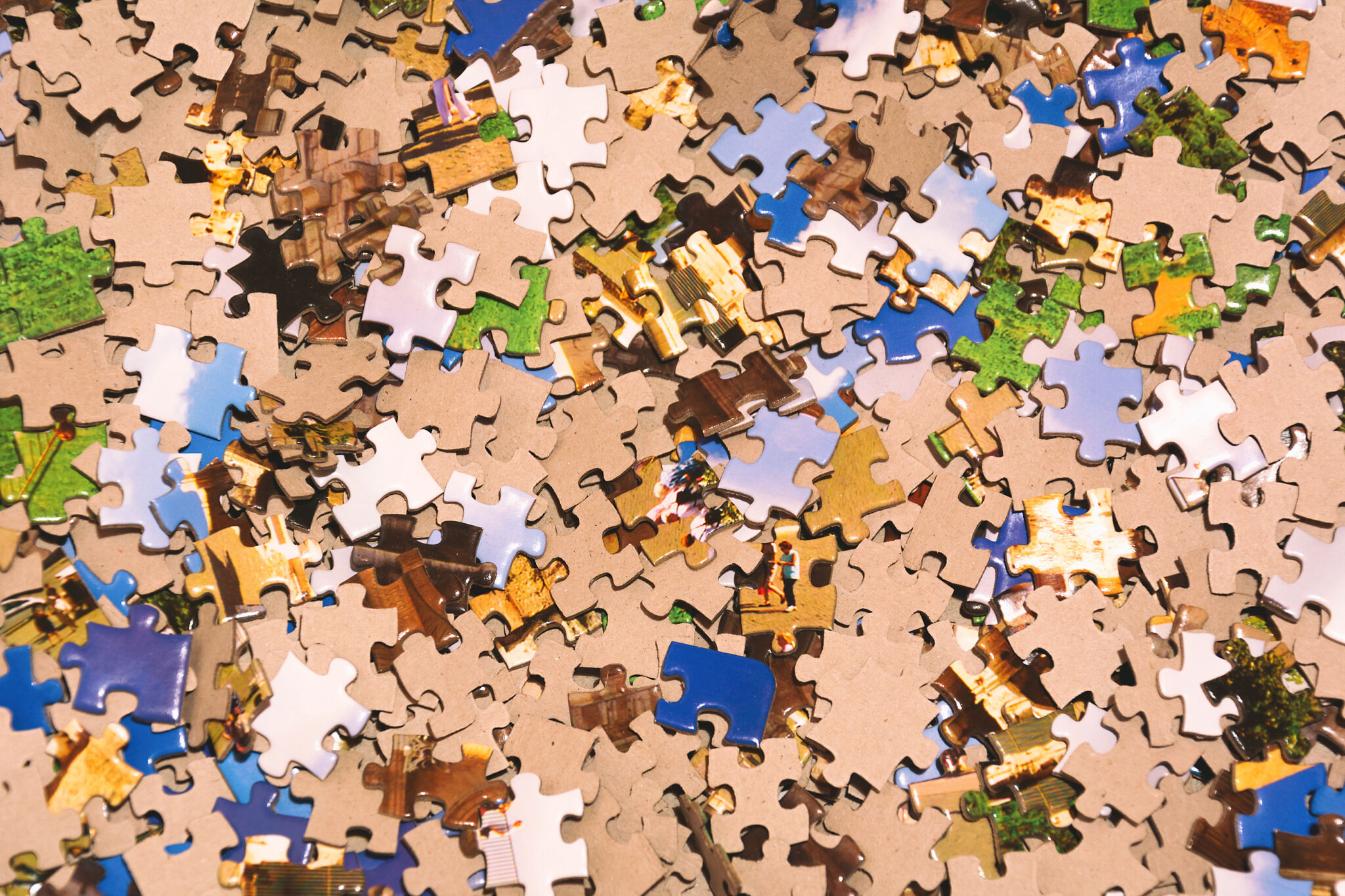 Puzzle Pieces Background | Copyright-free photo (by M. Vorel) | LibreShot