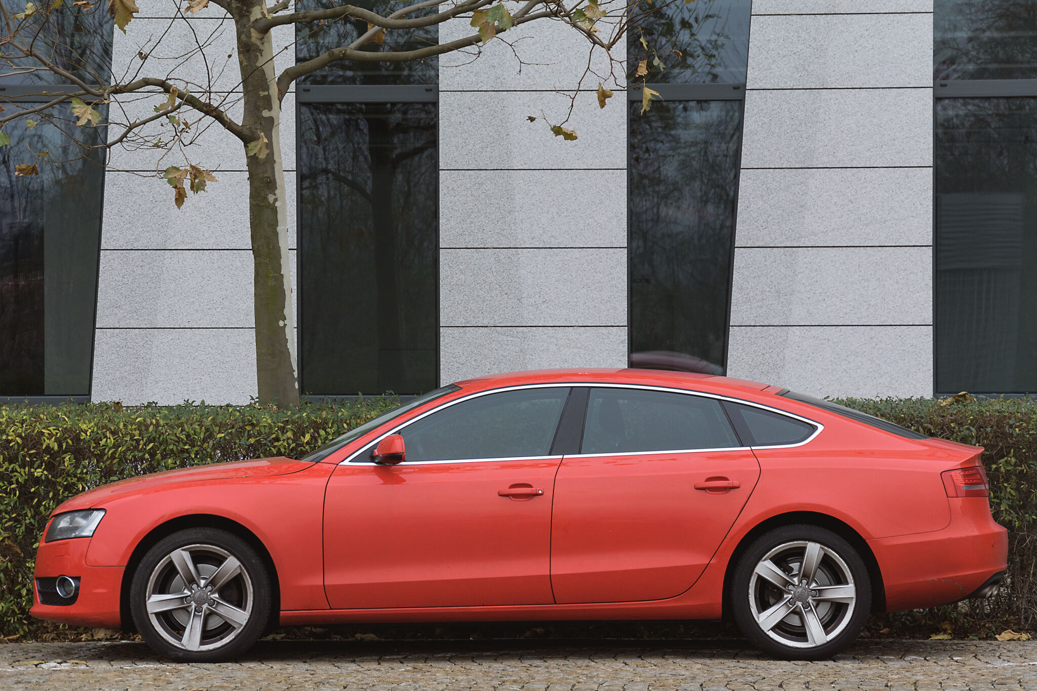 Red car - Side View | Copyright-free photo (by M. Vorel) | LibreShot