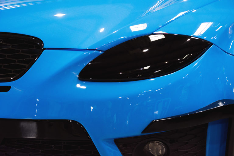 Blue Tuned Car Detail | Copyright-free photo (by M. Vorel) | LibreShot