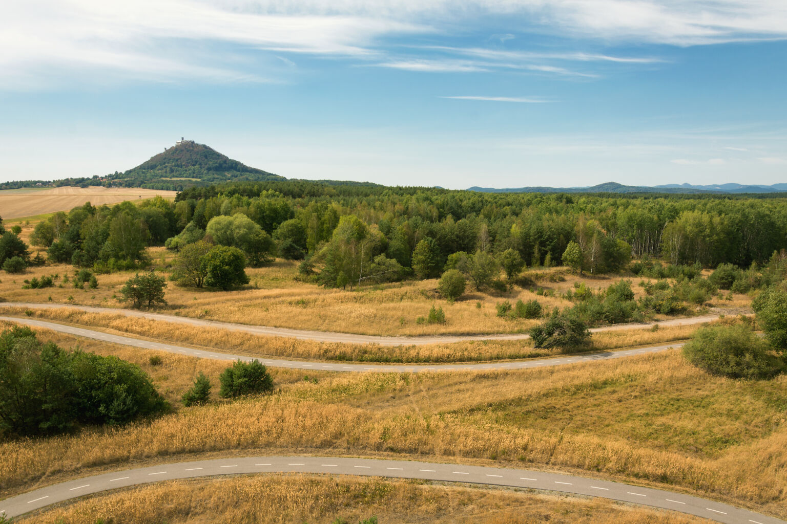 Bicycle paths in czech landscape | Copyright-free photo (by M. Vorel ...