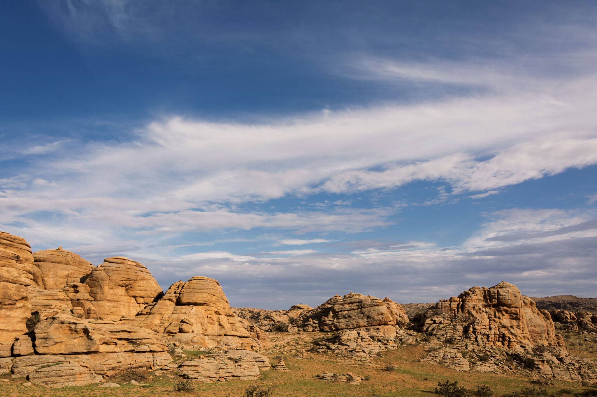 Rock Landscape in Baga Gazriin Chuluu in Mongolia | Copyright-free ...