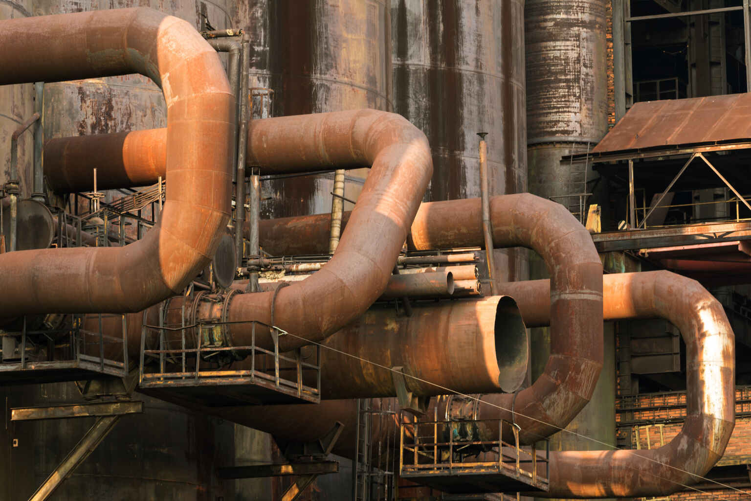 Rusty Steel Factory | Copyright-free photo (by M. Vorel) | LibreShot