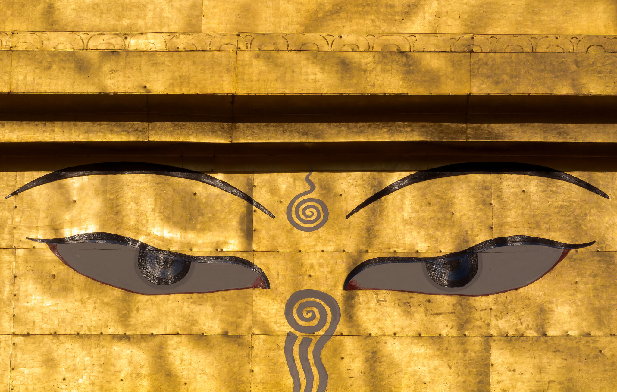 Eyes of the Buddha on the Golden Stupa | Copyright-free photo (by M ...