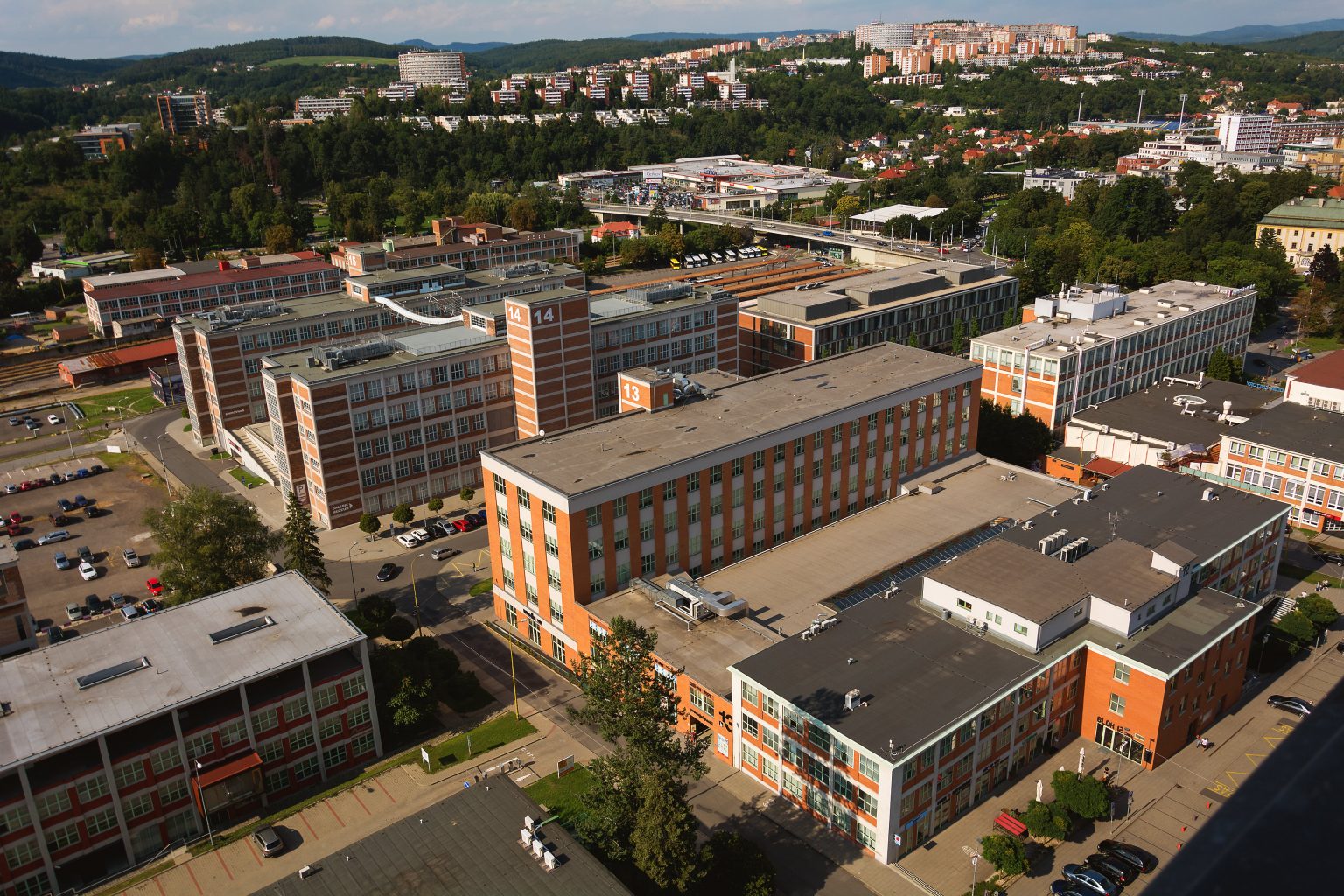 Zlín Cityscape | Copyright-free photo (by M. Vorel) | LibreShot