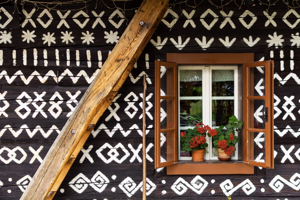Traditional Painted Slovak House | Copyright-free photo (by M. Vorel ...