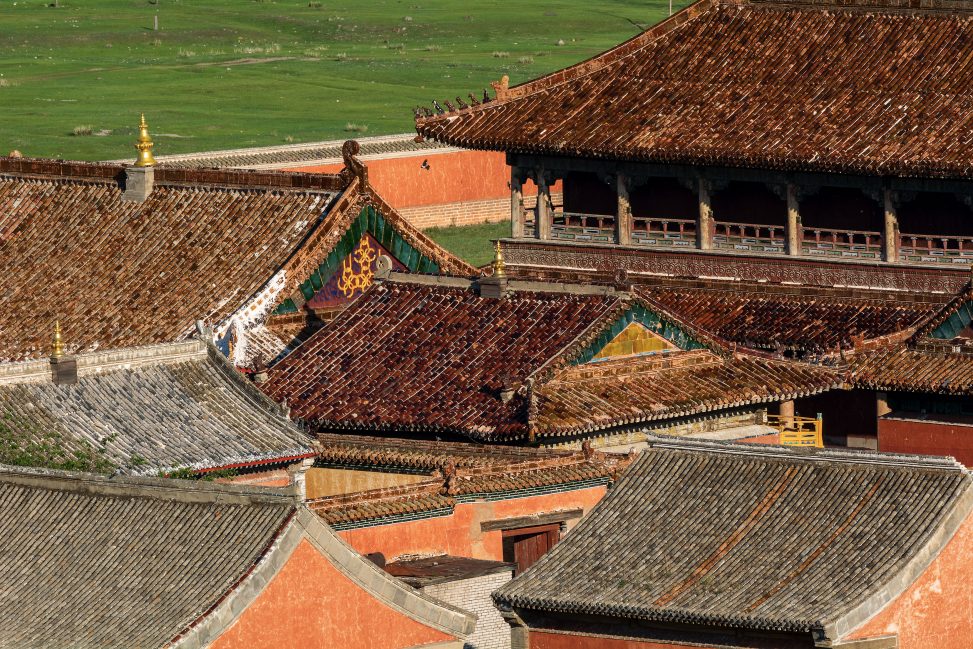 Buddhist Monastery Roofs | Copyright-free photo (by M. Vorel) | LibreShot