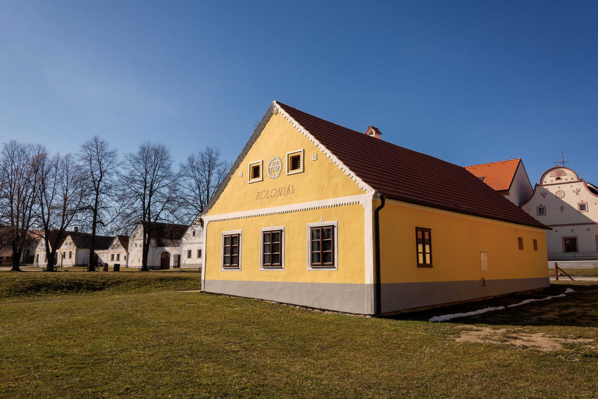 Vintage House in Holasovice Village | Copyright-free photo (by M. Vorel ... Vintage House in Holasovice Village | Copyright-free photo (by M. Vorel ...